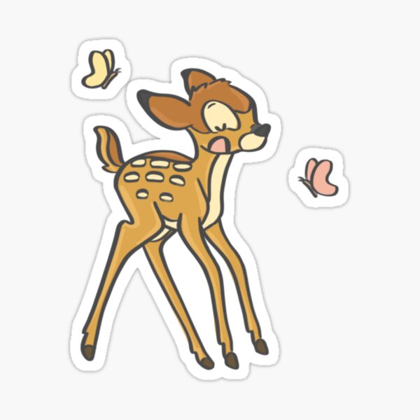 "Bambi" Sticker by xohazeldesignco | Redbubble