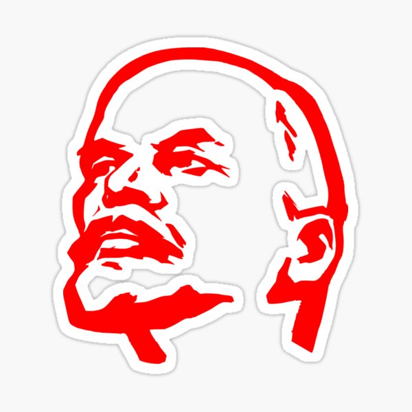 "Lenin Soviet Style Red" Sticker for Sale by SN1P3R | Redbubble
