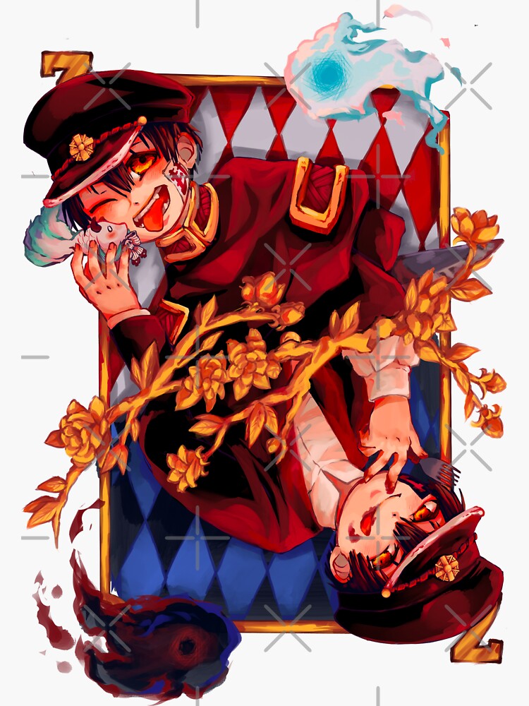 "Honourable Number Seven seat: Hanako-kun Amane and Tsukasa" Sticker by ...