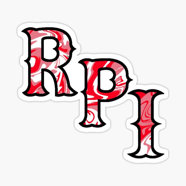"RPI logo" Sticker for Sale by egoodwin24 | Redbubble