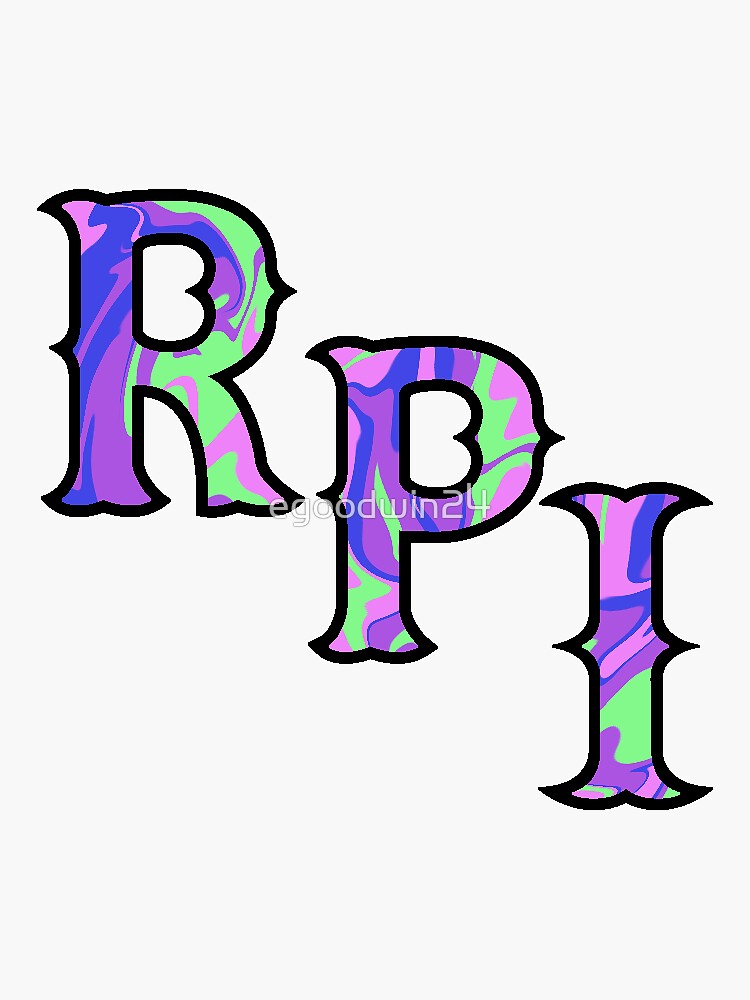 "RPI logo" Sticker by egoodwin24 | Redbubble