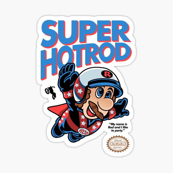 "Super Hot Rod" Sticker by harebrained | Redbubble