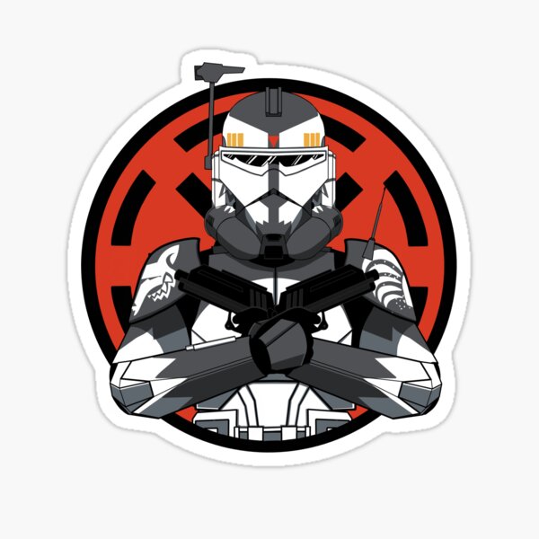 "Commander Wolffe CT " Sticker for Sale by MyDarkerAngel | Redbubble