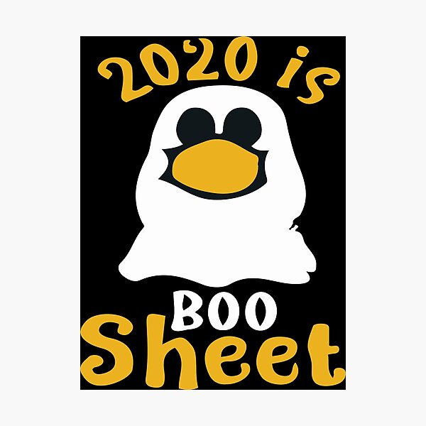 Lámina fotográfica «Hoja de Boo 2020 para mujeres y hombres - Fantasma ...
