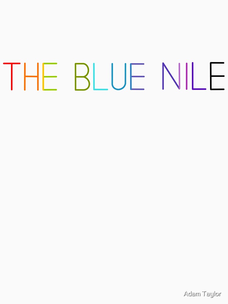 "The Blue Nile Logo" T-shirt for Sale by willHartnell1 | Redbubble ...