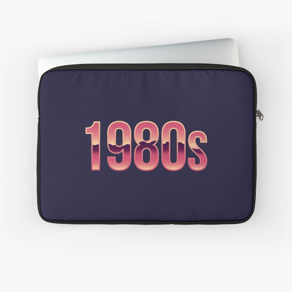 "1980's retro style lettering. 1980's logo, sticker." Sticker for Sale ...