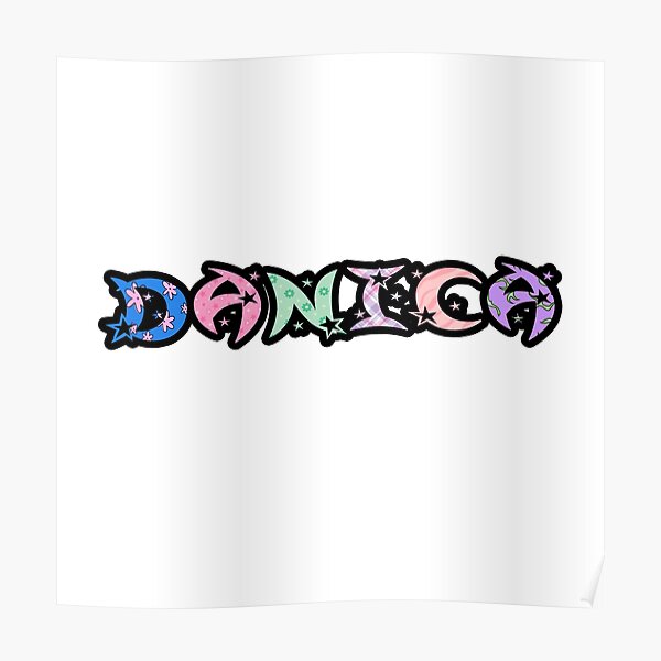 "Danica Label" Poster by opartdesigns | Redbubble