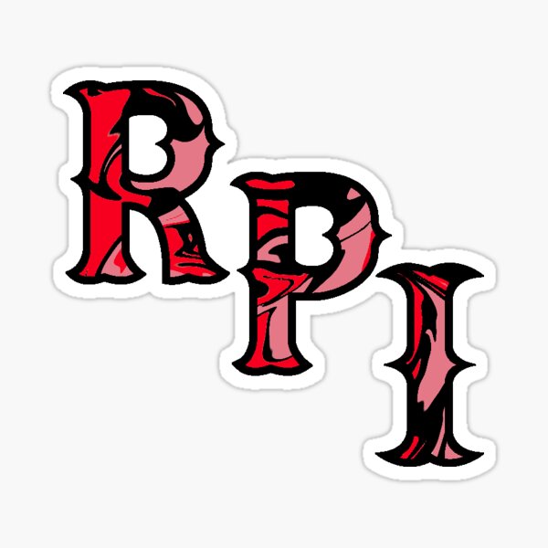 "RPI logo" Sticker for Sale by egoodwin24 | Redbubble