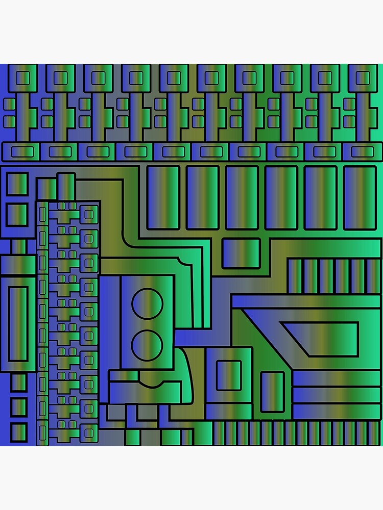 "Sonic Grid " Poster by Neotechnics | Redbubble