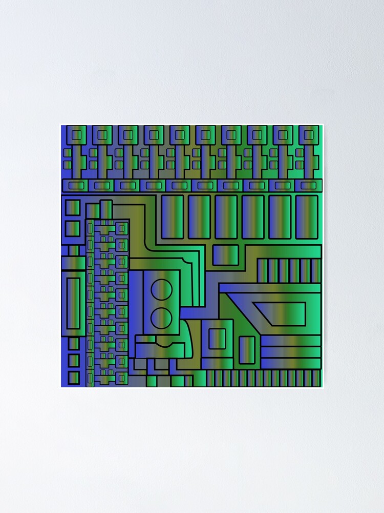 "Sonic Grid " Poster by Neotechnics | Redbubble
