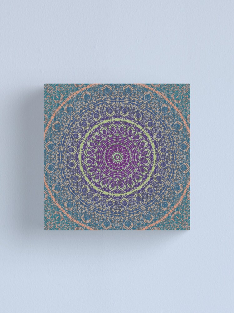 "Mystical protection mandala." Canvas Print by cr6zym1nd | Redbubble