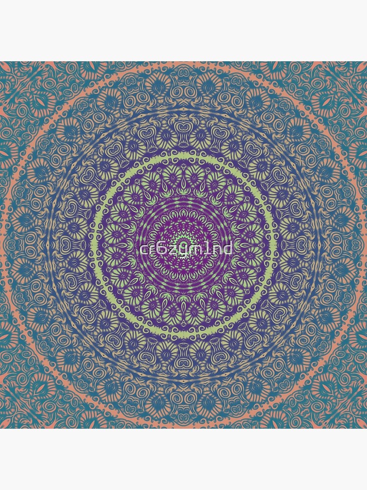 "Mystical protection mandala." Canvas Print by cr6zym1nd | Redbubble