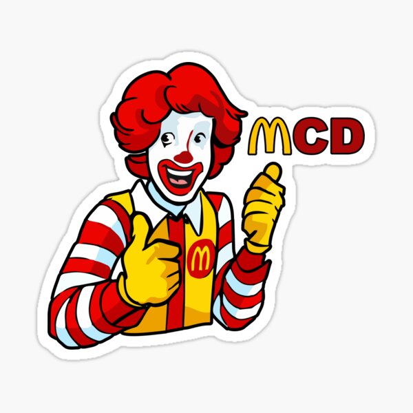 "McDonald's" Sticker for Sale by Ekkive | Redbubble