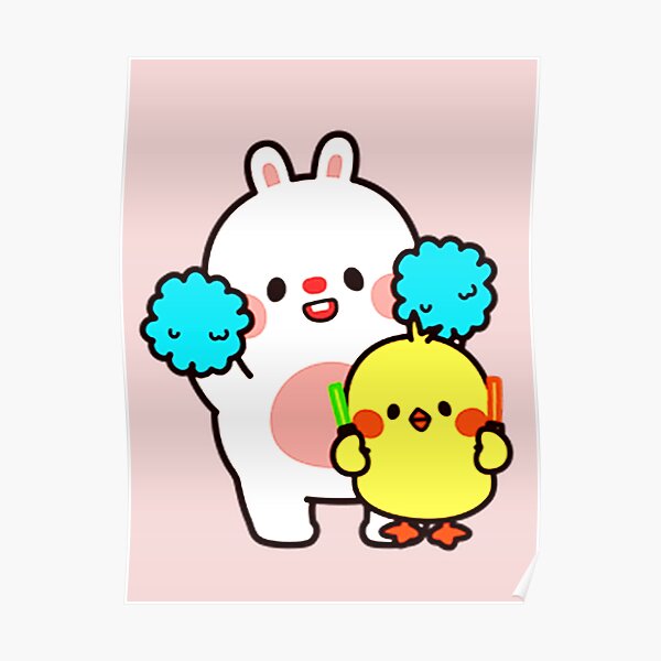 "Tonton and Friends Cheer" Poster by 63ArtGourmet | Redbubble