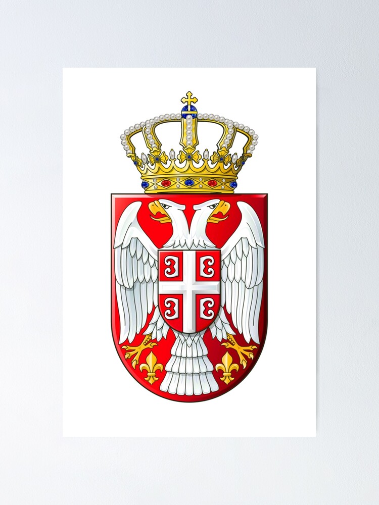 "Grb Srbije" Poster for Sale by Slavia | Redbubble