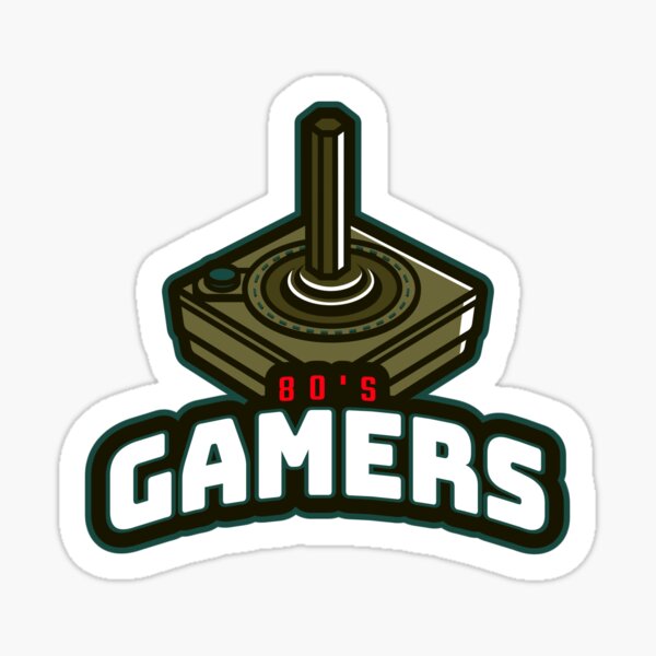 "80s Gamer Collection" Sticker for Sale by Gamo-Tees | Redbubble