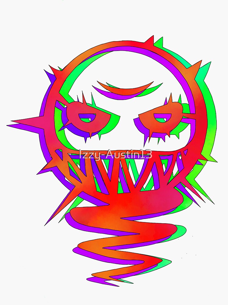 "Ela glitch logo" Sticker for Sale by Izzy-Austin13 | Redbubble