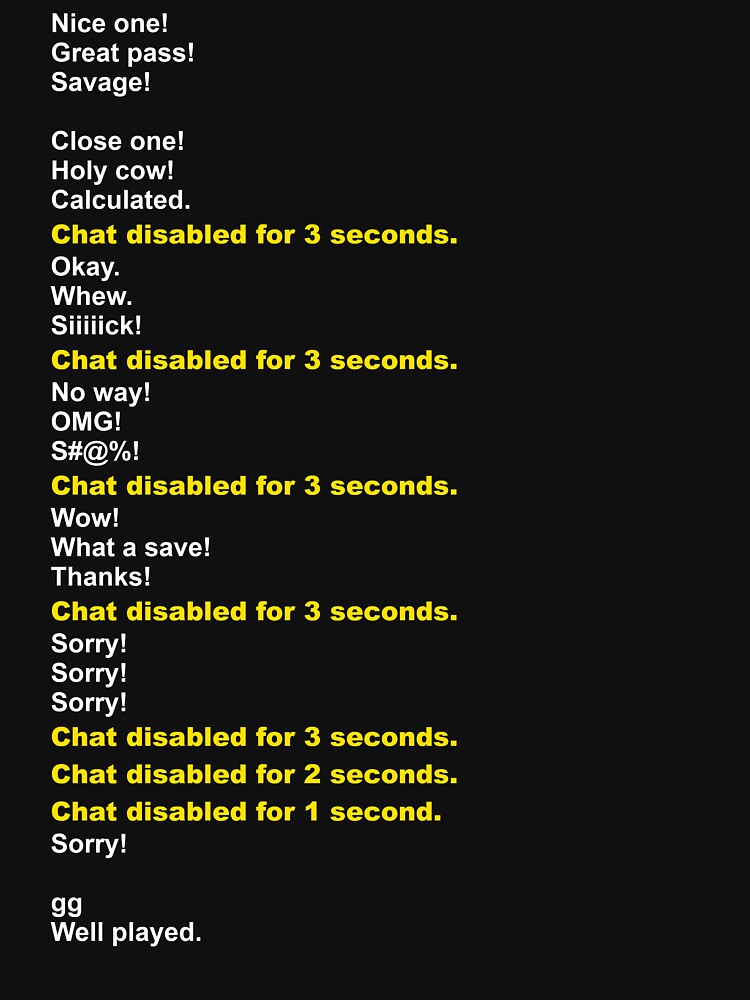 "Quick Chat champion" Essential T-Shirt for Sale by AdsInspiration ...