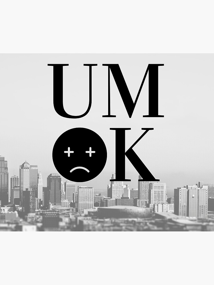 "UM OK" Poster by TitanandKO | Redbubble