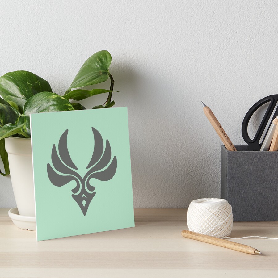 "Genshin Impact Anemo Logo" Art Board Print by Kuu-haku | Redbubble