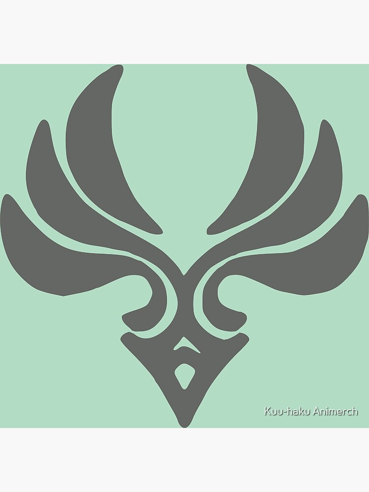 "Genshin Impact Anemo Logo" Photographic Print by Kuu-haku | Redbubble
