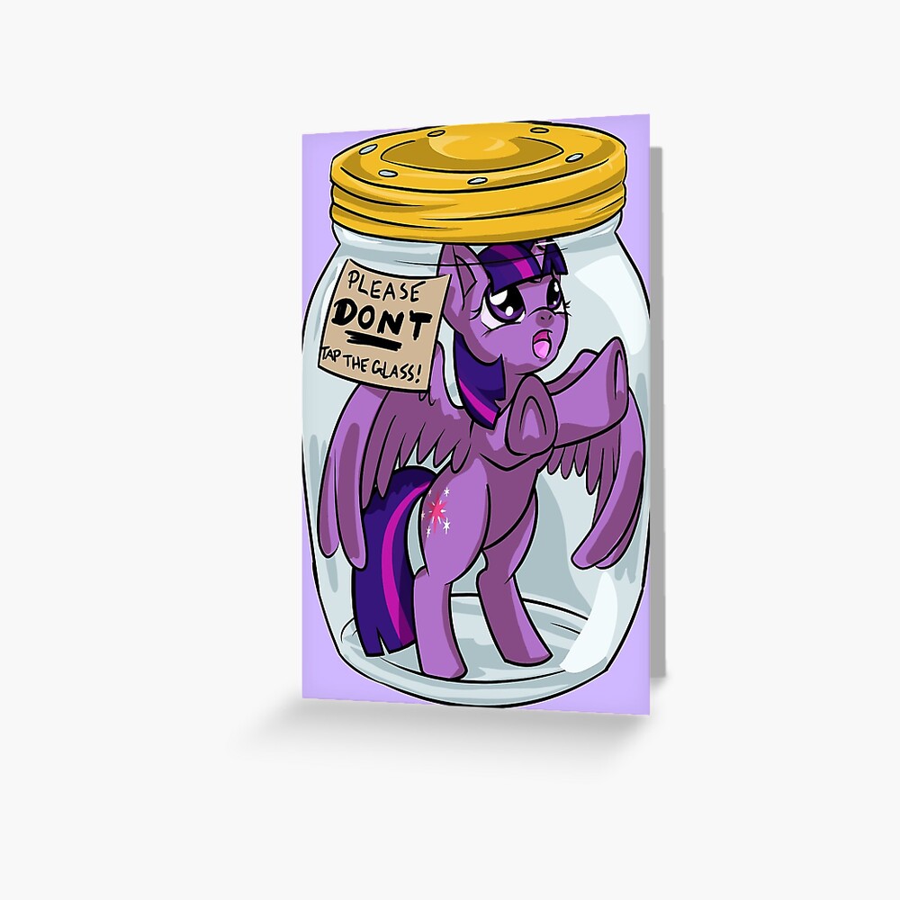 "Pony in a Jar: Twilight Sparkle" Greeting Card by DawnAllies | Redbubble