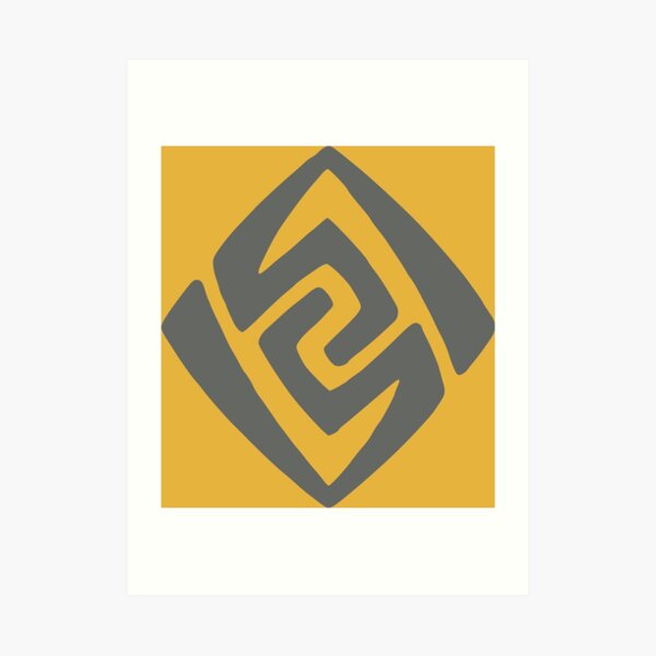 "Genshin Impact Geo Logo" Art Print by Kuu-haku | Redbubble