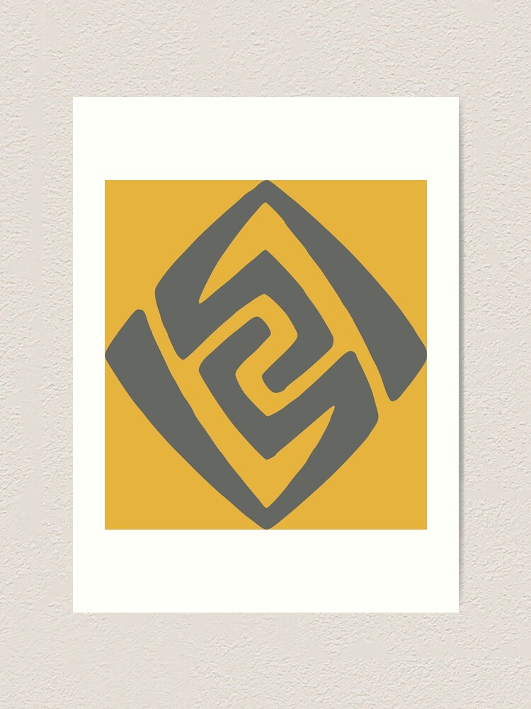 "Genshin Impact Geo Logo" Art Print by Kuu-haku | Redbubble