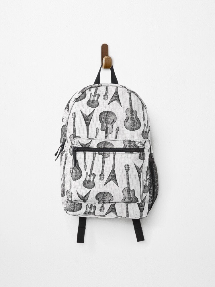 "Guitars Pattern ~ Guitarist Dad Idea" Backpack for Sale by Ikaroots ...