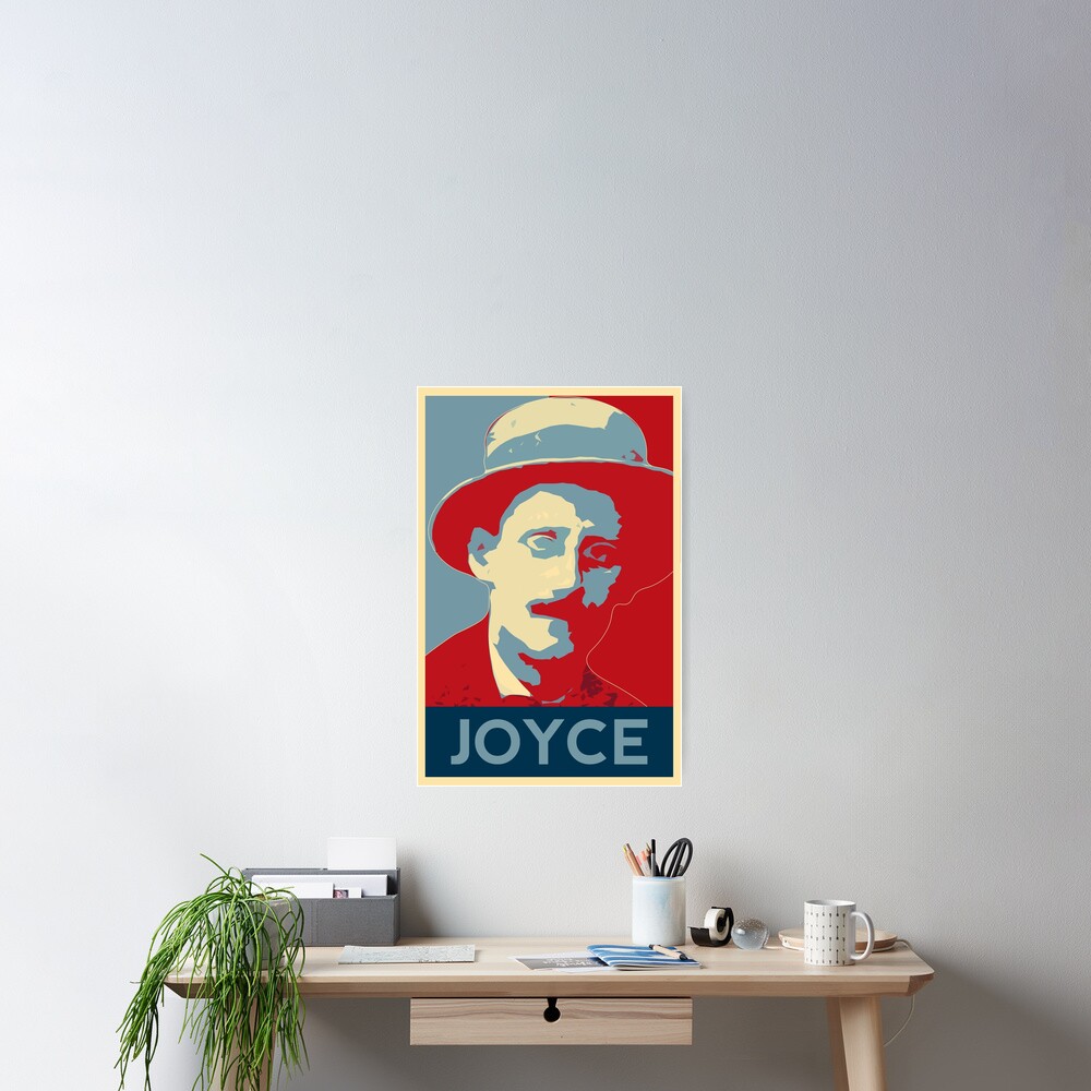 "James Joyce poster" Poster for Sale by SozioNiko | Redbubble