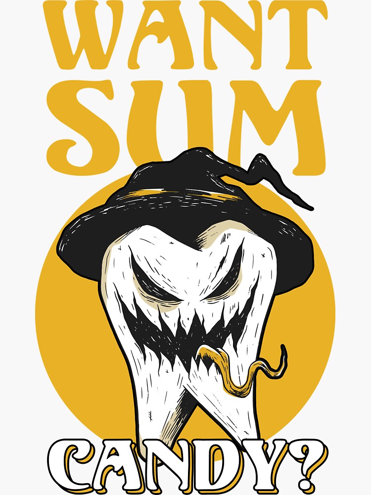 "Want Some Candy?" Sticker by stmpdwrld | Redbubble