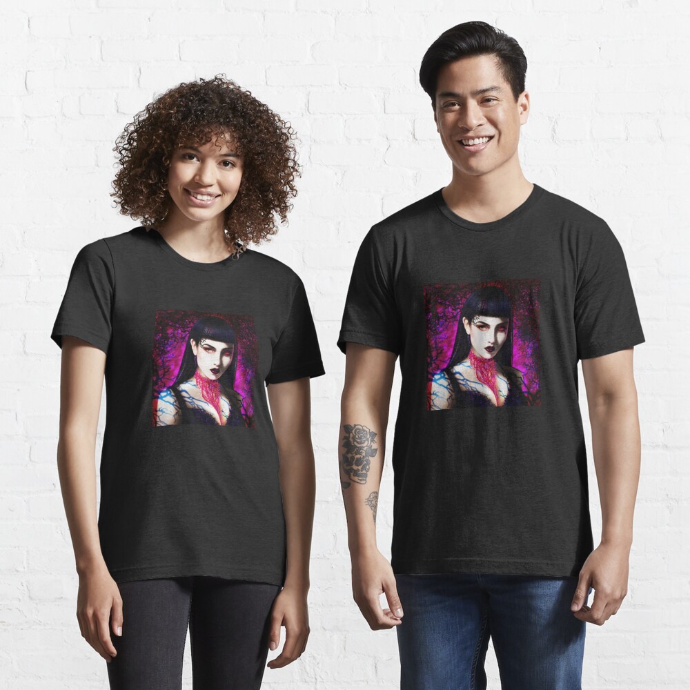 "Pale Goth Girl " T-shirt by Tommy-Moore | Redbubble