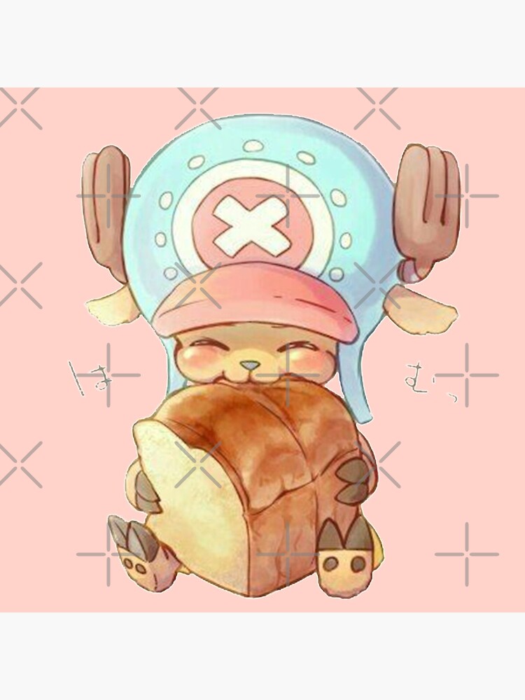 "Super Kawaii Tony Tony Chopper Eating Brioche!" Coasters (Set of 4 ...