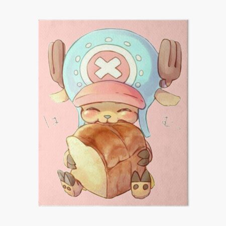 "Super Kawaii Tony Tony Chopper Eating Brioche!" Art Board Print for ...