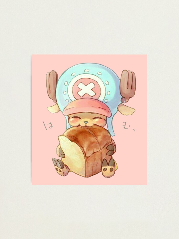 "Super Kawaii Tony Tony Chopper Eating Brioche!" Photographic Print by ...