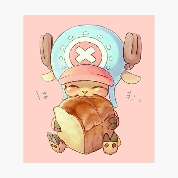 "Super Kawaii Tony Tony Chopper Eating Brioche!" Photographic Print by ...