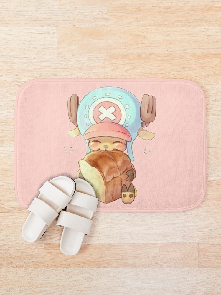 "Super Kawaii Tony Tony Chopper Eating Brioche!" Bath Mat by SoyLaLeche ...