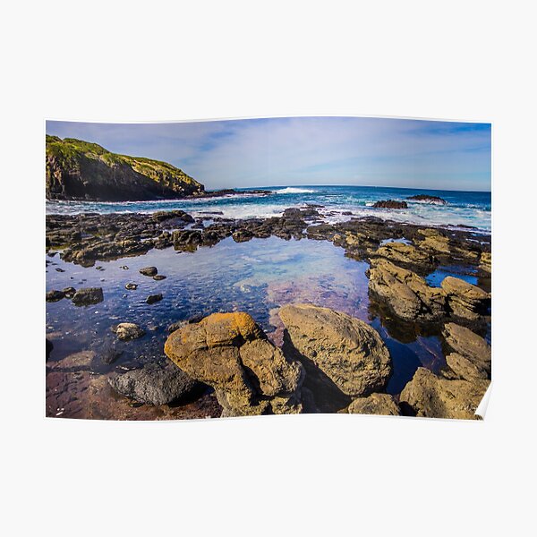 "Rockpool at the Flinders Blowhole, Mornington Peninsula, Victoria ...
