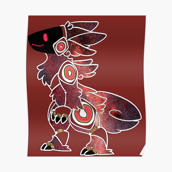 "Protogen Cosmic Red stars Fursona Furry Fursuit " Poster for Sale by ...