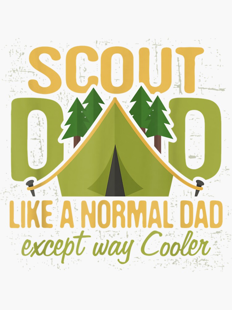 "Scout Dad T Shirt Cub Leader Boy Camping Scouting Troop Gift T shirt ...
