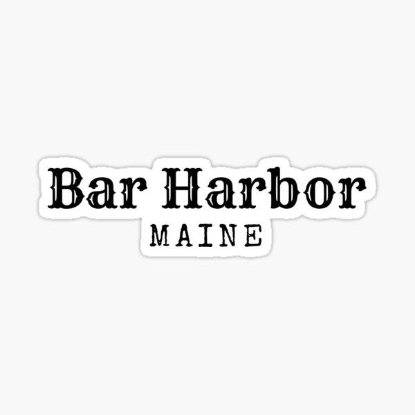 "Bar Harbor Maine" Sticker by ss1125 | Redbubble