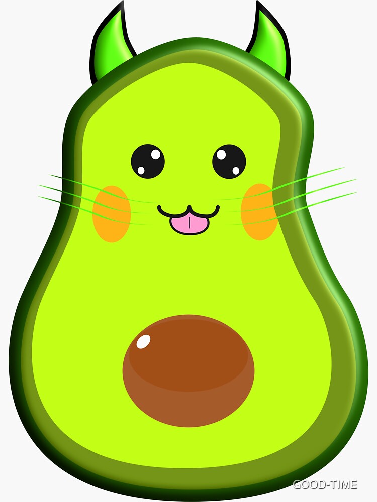 "Avocado Catocado Avocado Cat Sweet Cute New Trend Gift Idea Vegan ...