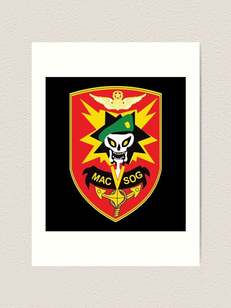"MAC V SOG Special Forces Patch" Art Print for Sale by Beltschazar ...