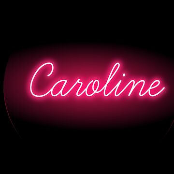 "Caroline" Sticker for Sale by CuteCupcakes | Redbubble