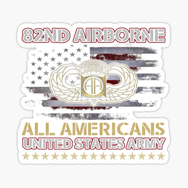 "82nd Airborne Division All Americans US Army" Sticker for Sale by ...