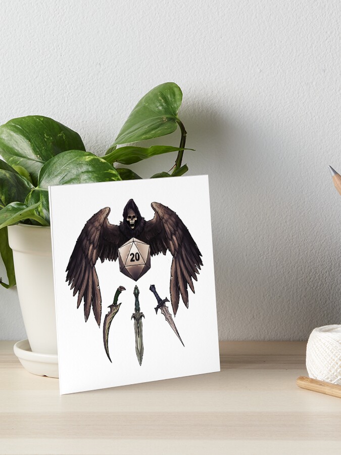 "DnD - rogue class symbol" Art Board Print for Sale by Avalon18 | Redbubble