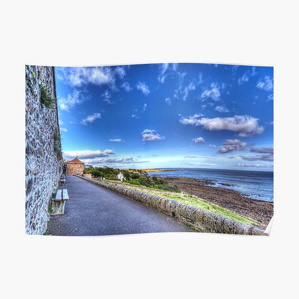 "Castle Walk Crail Fife Scotland" Poster by GG-ART | Redbubble