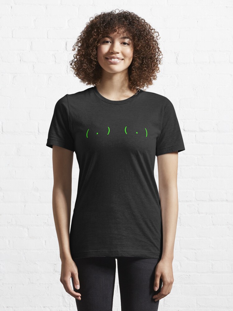 "ASCII Art Boobs - Green Text" T-shirt for Sale by SolarCross ...