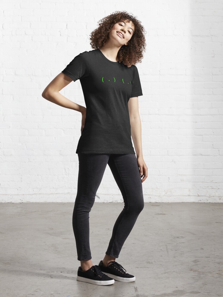 "ASCII Art Boobs - Green Text" T-shirt for Sale by SolarCross ...
