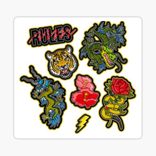 "Rose tiger " Sticker for Sale by Ranawatsandeep | Redbubble